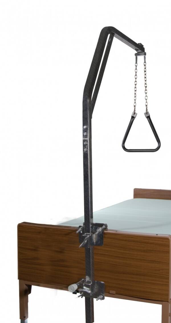 Trapeze Bar with Silver Vein Finish - 13009kt-sv
