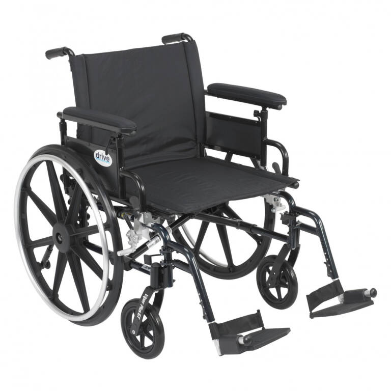 Viper Plus GT Wheelchair with Flip Back Removable Adjustable Full Arm ...
